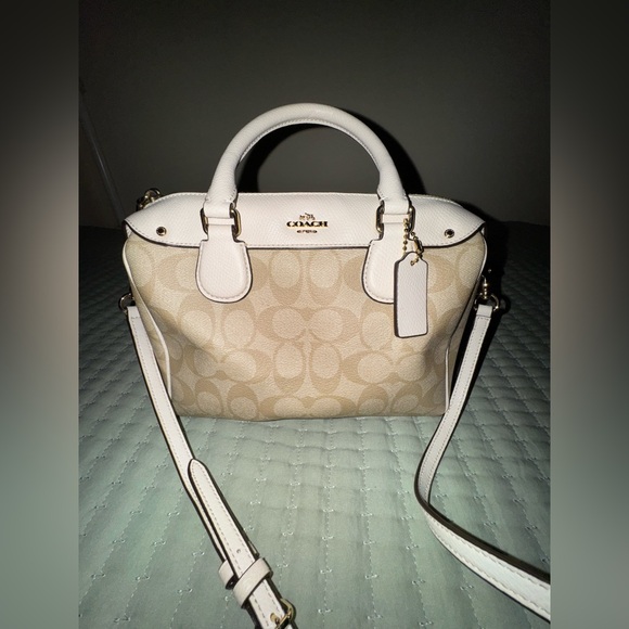 Coach | Bags | Coach Mini Bennett In Signature Coated Canvas Monogram ...